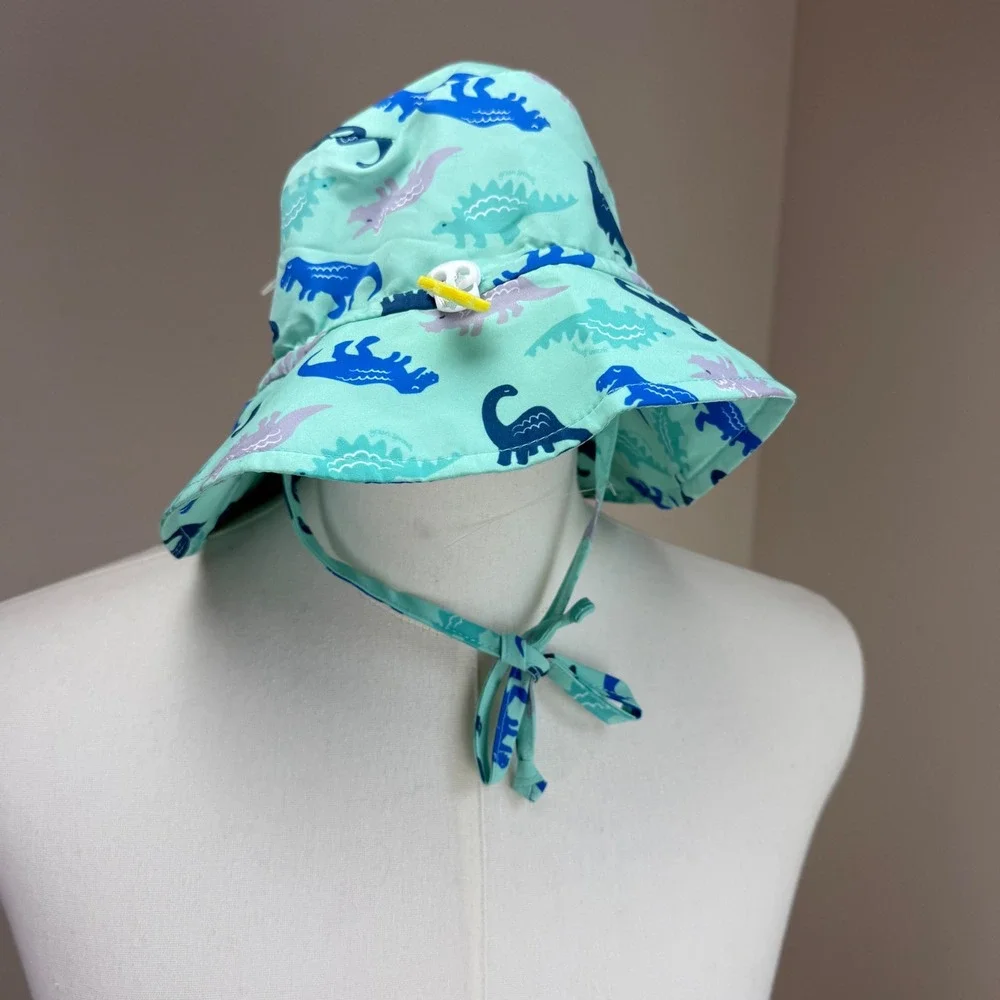 Green Sprouts | Accessories | Green Sprouts Baby Sun Hat Upf 5 Dinosaur ...